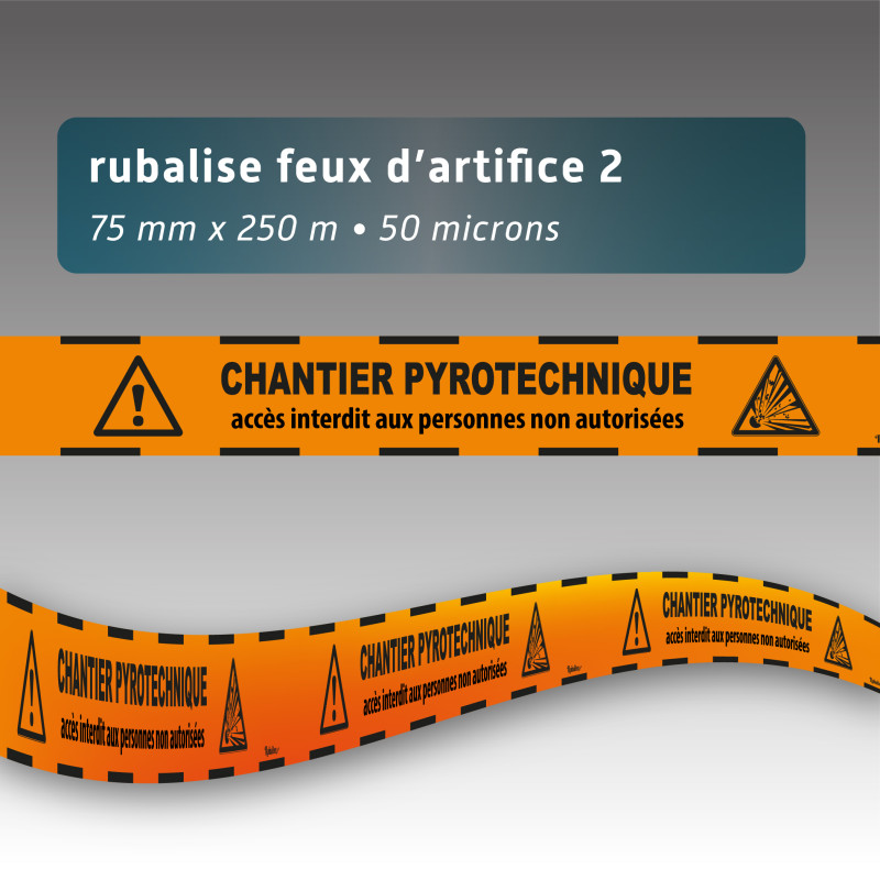 Rubalise pour la signalétique ou délimitation d'une zone | Rubalise ...